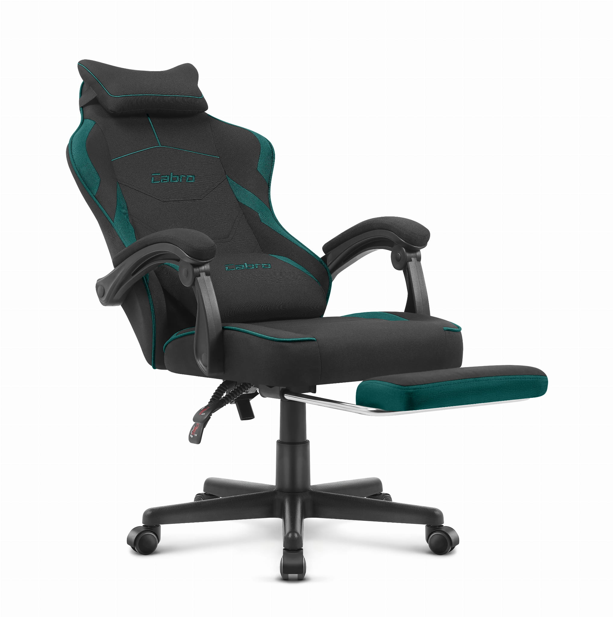 Fotel gamingowy Cabro C502 Czarny - Zielony Tkanina Sklep internetowy z ...